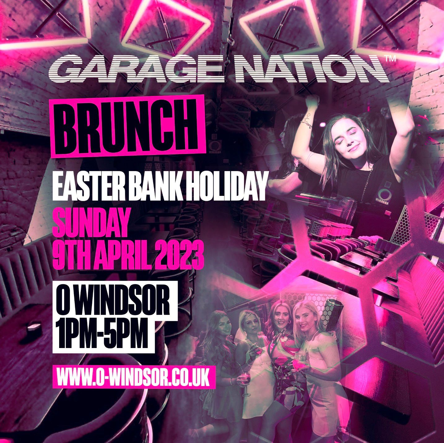 GARAGE NATION: BOTTOMLESS BRUNCH EASTER SPECIAL (SOLD OUT) - O Windsor